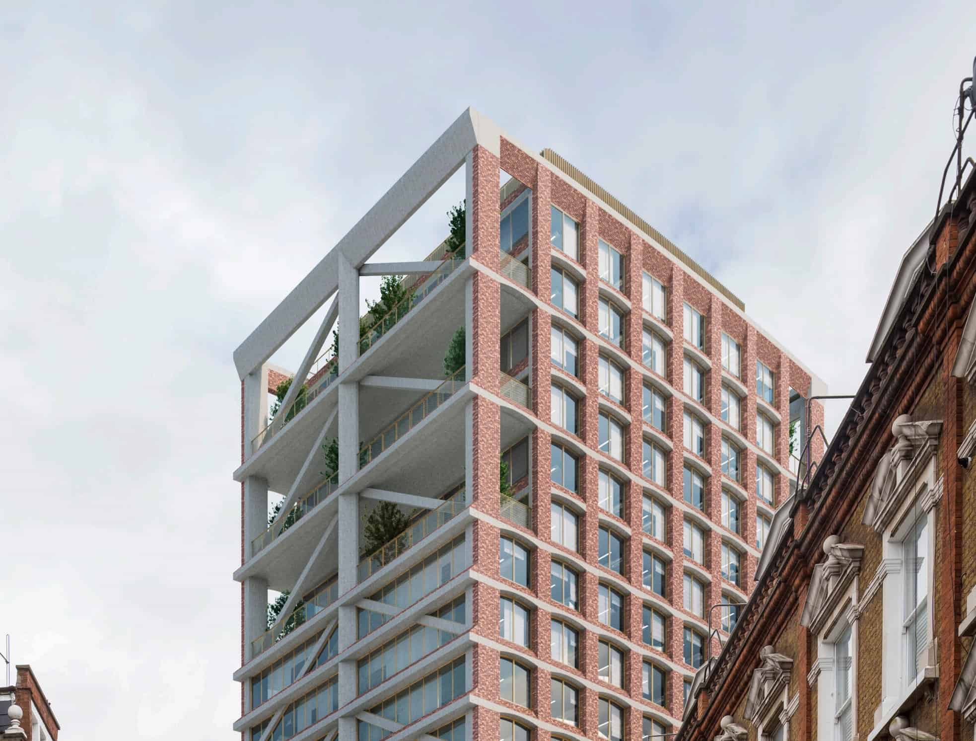 Plans for 20 Storey Office Block and Market in Brixton | Apartology