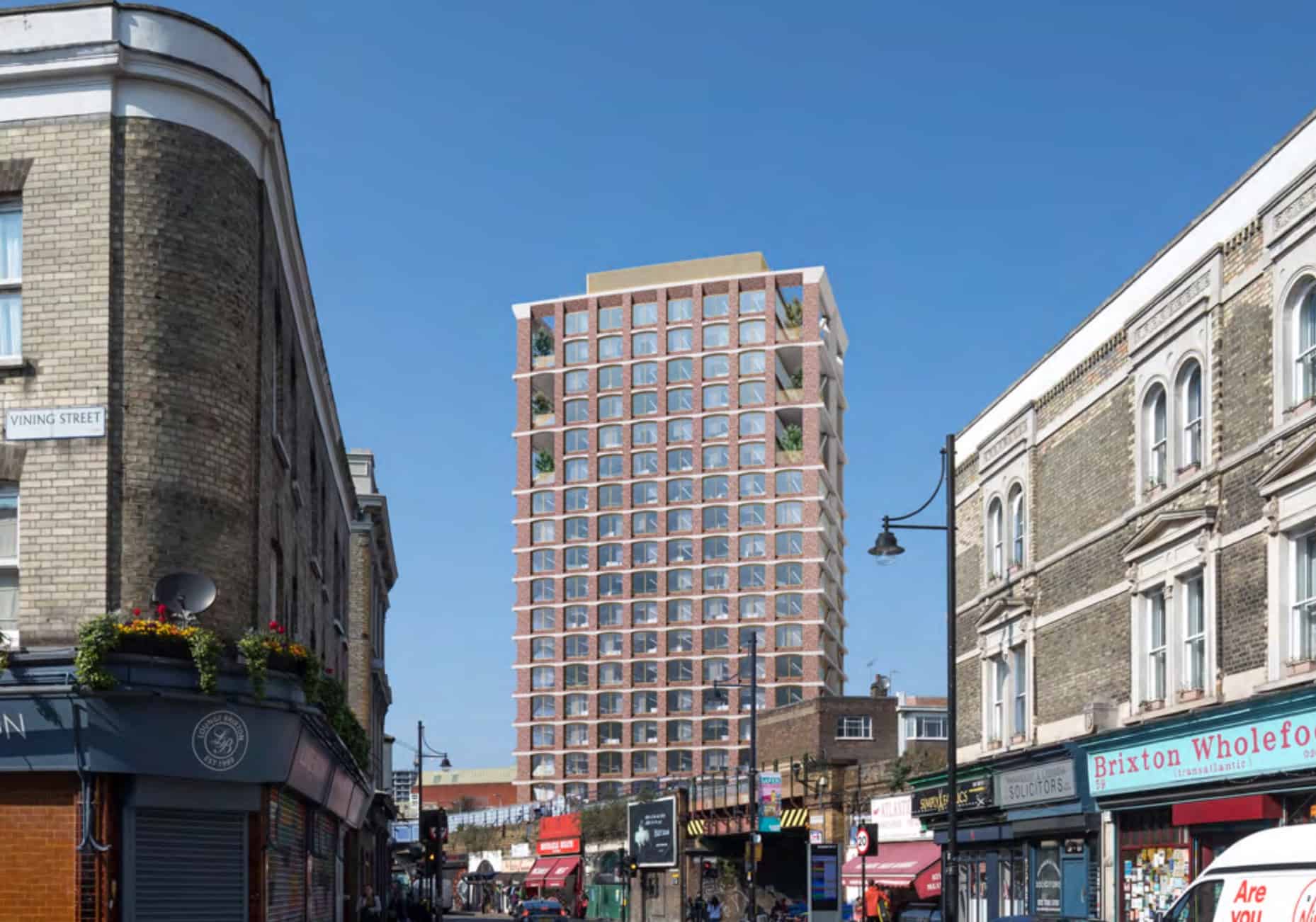 Plans for 20 Storey Office Block and Market in Brixton | Apartology